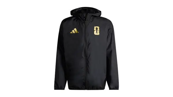 Adidas Fifa World Cup 2026 Official Emblem Windbreaker Jacket - Black