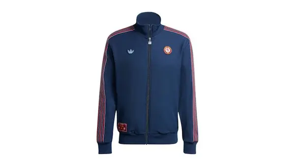Adidas Aston Villa Fc Terrace Icons Track Top - Collegiate Navy Blue
