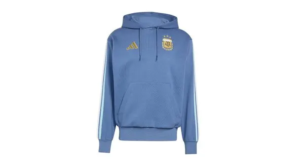 Adidas Argentina Dna Fleece Hoodie - Crew Blue