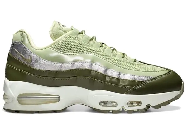 Nike Air Max 95 Se Big Bubble - Olive Aura/medium Olive/metallic Silver