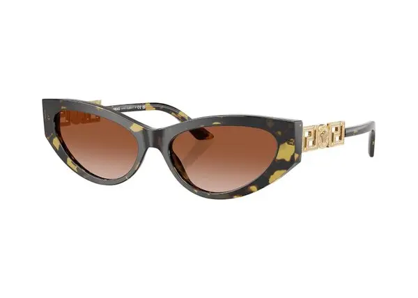 Versace Cat Eye Sunglasses - Tortoise Brown (ve4470b)