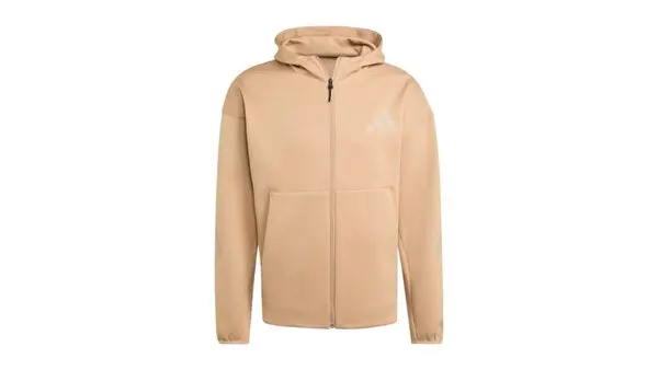 Adidas Z.n.e. Fullzip Hooded Track Jacket - Warm Sandstone Clay Brown