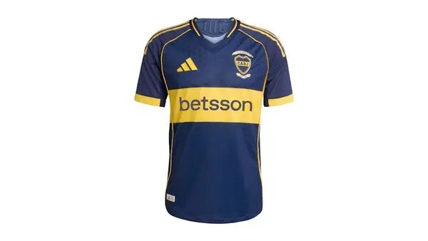 Adidas Boca 25/26 Home Authentic Jersey - Night Indigo Bold Gold