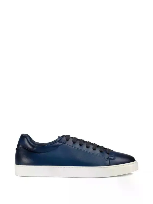 DOUCAL'S Leather Sneakers - Blue