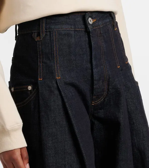 Jacquemus Souro Wide-leg Jeans - Blue
