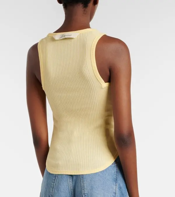Jacquemus Rond Carré Cotton Tank Top