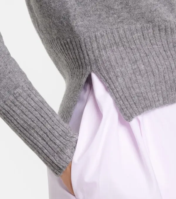 Simone Rocha Embellished Cashmere Cardigan - Grey
