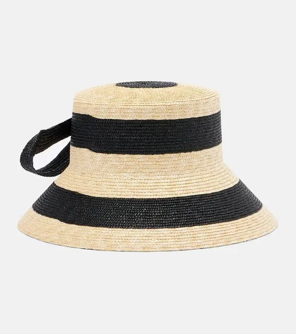 Valentino Garavani Straw Bucket Hat - Beige