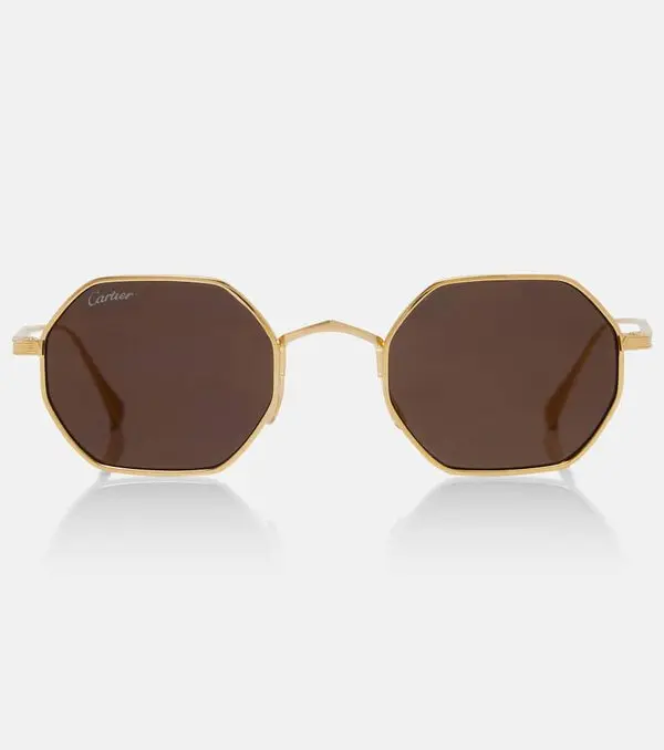 CARTIER Signature C Square Sunglasses - Gold
