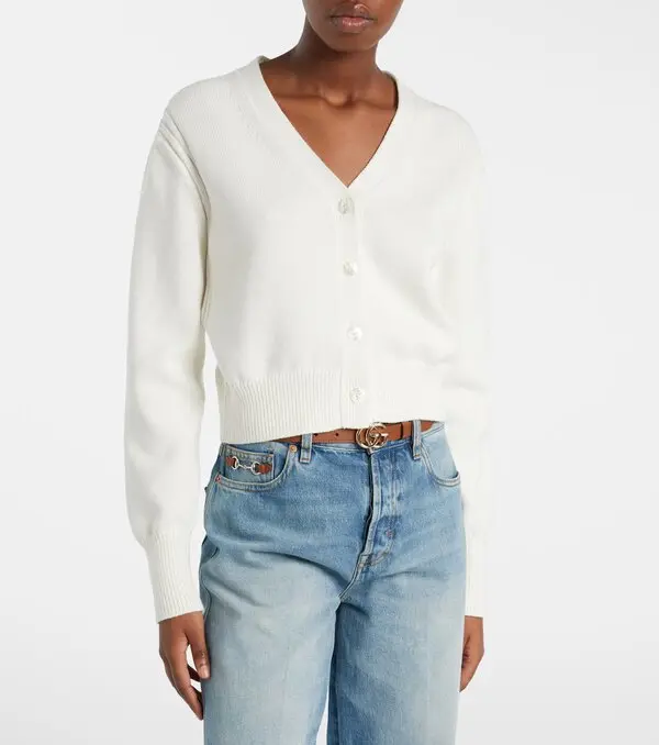 Gucci Gg Cotton Cardigan