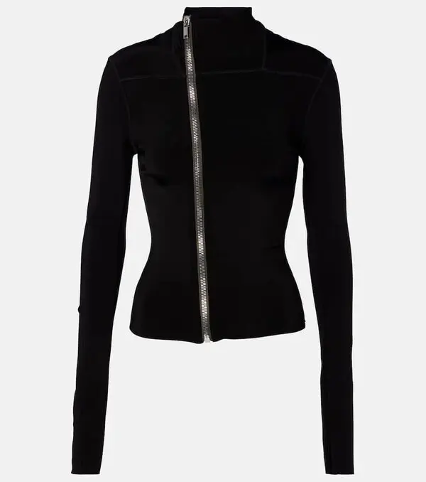 Rick Owens Gary Jersey Jacket - Black