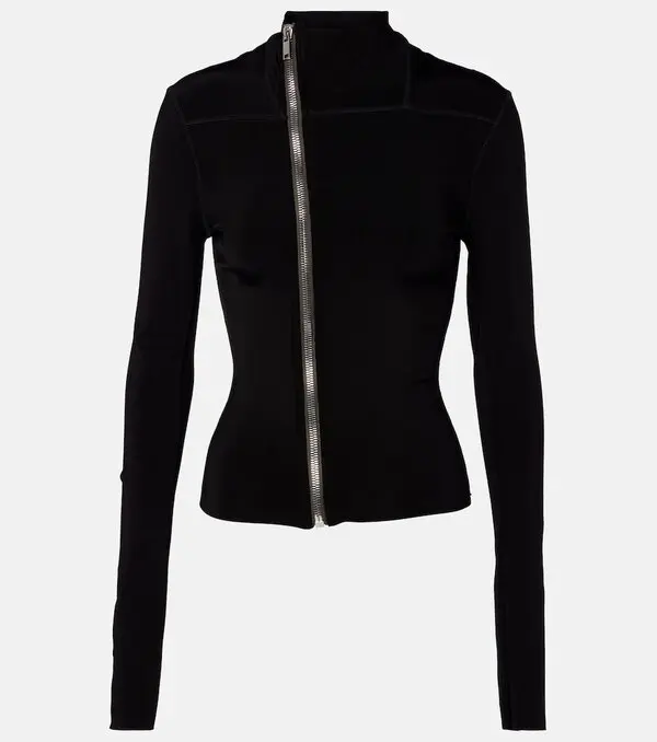 Rick Owens Lilies Gary Jersey Jacket - Black