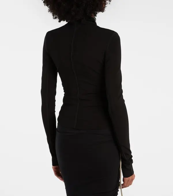 Rick Owens Lilies Gary Jersey Jacket - Black