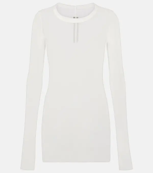 Rick Owens Cotton Jersey Top - White