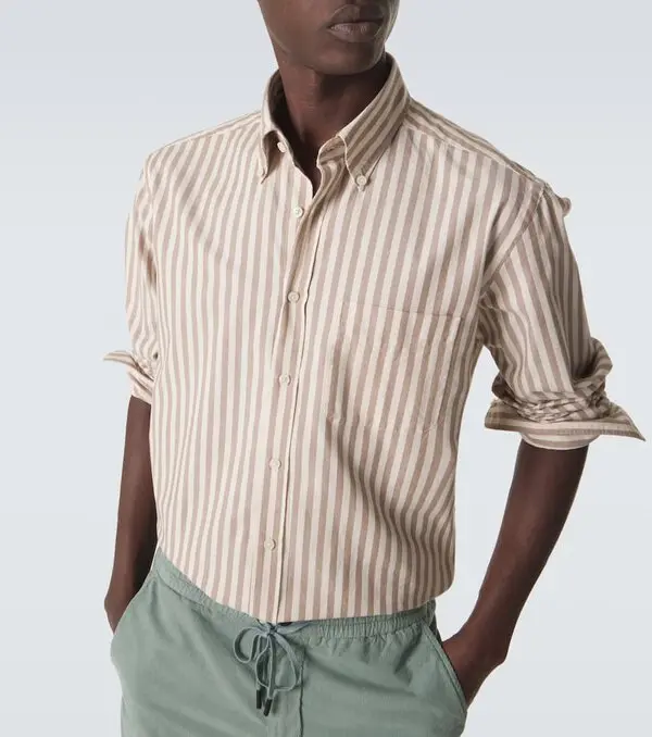 SLOWEAR Striped Cotton Shirt