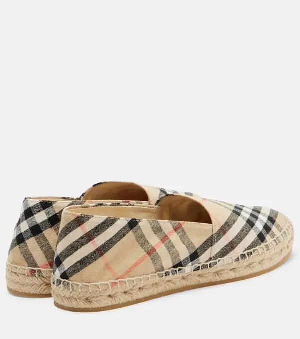 Burberry Check Espadrilles