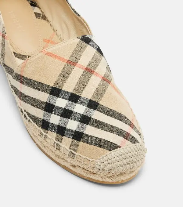 Burberry Check Espadrilles