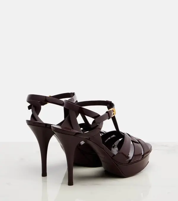 Saint Laurent Patent Leather Sandals