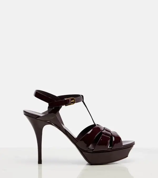 Saint Laurent Patent Leather Sandals