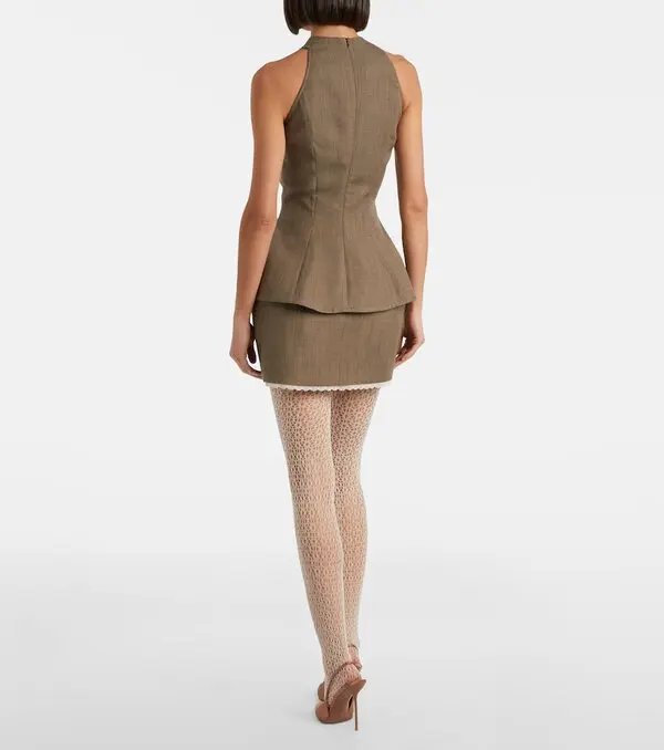 Wolford Daisy Net Tights - White
