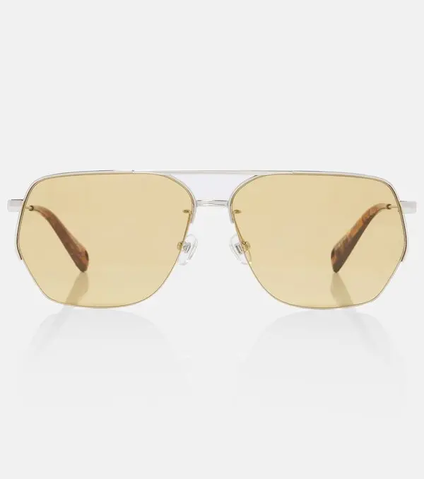 Jacquemus Aviator Sunglasses - Silver