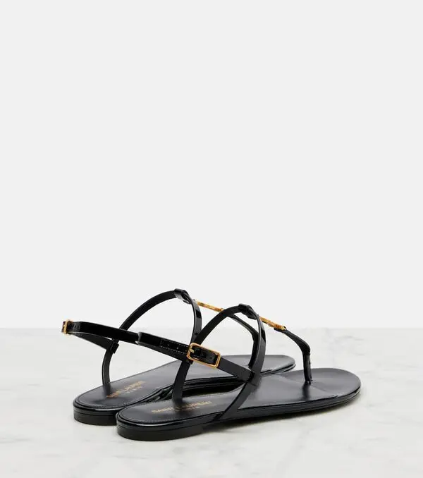 Saint Laurent Cassandre Thong Sandals
