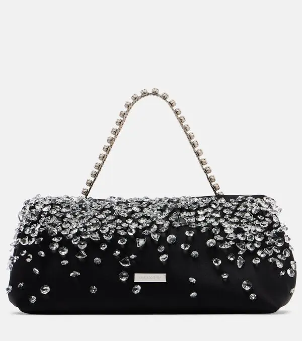 AQUAZZURA Constellation Mini Top-handle Bag - Black