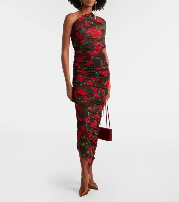 Amina Muaddi Holli Slingback Pumps