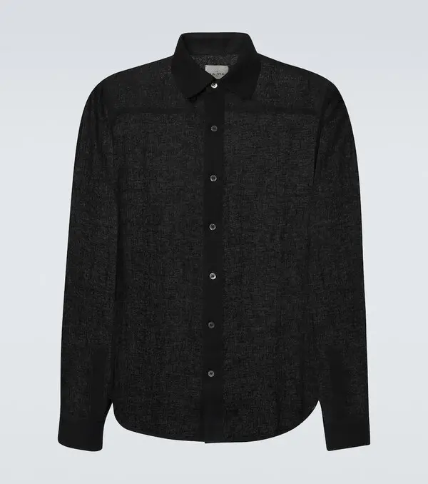 Le Kasha Dewas Linen Shirt - Black