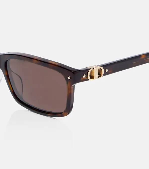 Dior Petit Cd S1i Square Sunglasses - Brown