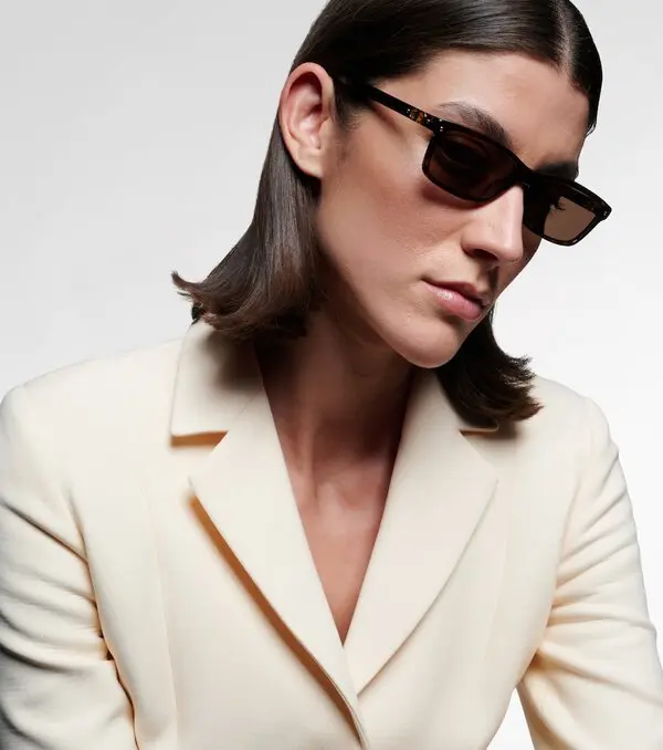 Dior Petit Cd S1i Square Sunglasses - Brown