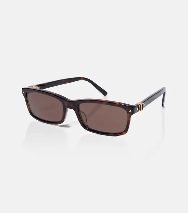 Dior Petit Cd S1i Square Sunglasses - Brown
