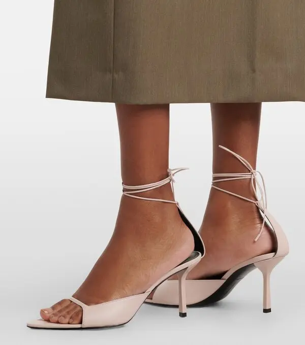 Victoria Beckham Eliza 75 Leather Sandals - Pink