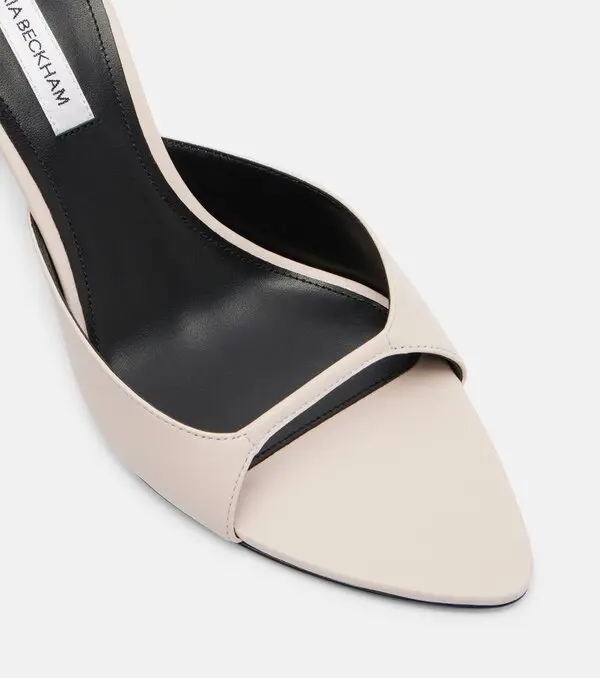 Victoria Beckham Eliza 75 Leather Sandals - Pink