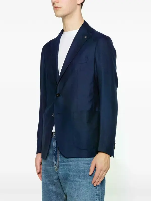 Tagliatore Patch-pocket Blazer - Blue