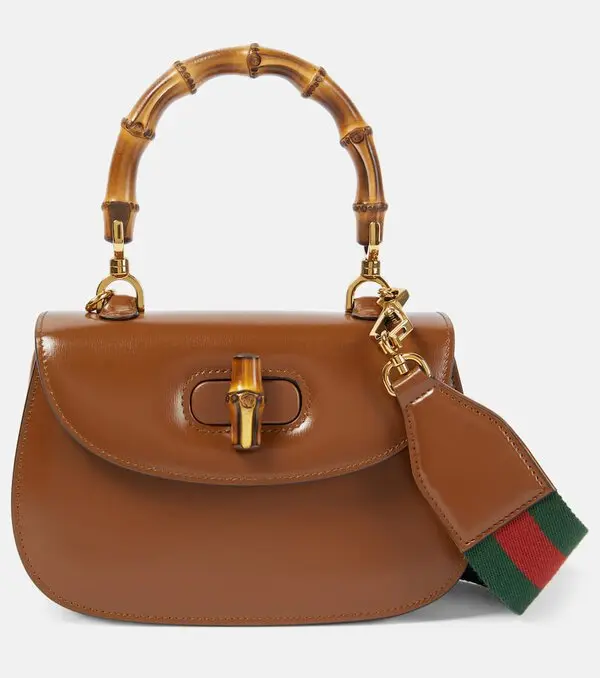 Gucci Bamboo 1947 Small Leather Top-handle Bag