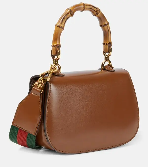 Gucci Bamboo 1947 Small Leather Top-handle Bag