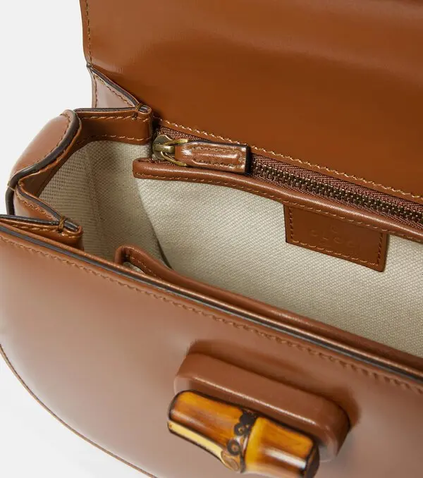 Gucci Bamboo 1947 Small Leather Top-handle Bag