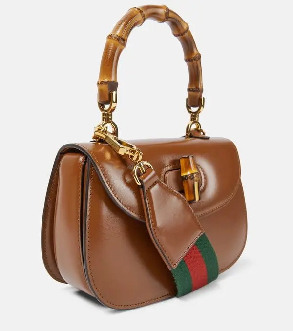 Gucci Bamboo 1947 Small Leather Top-handle Bag
