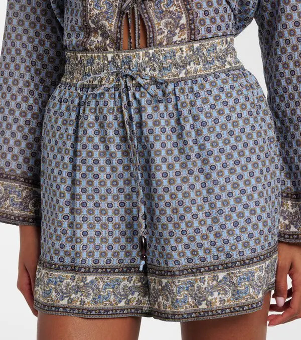 Veronica Beard Vivaldi Printed Shorts