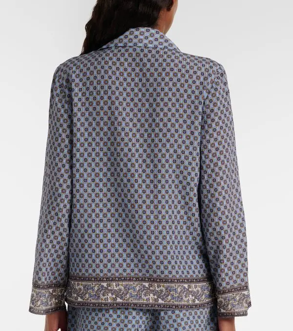 Veronica Beard Eva Printed Blouse