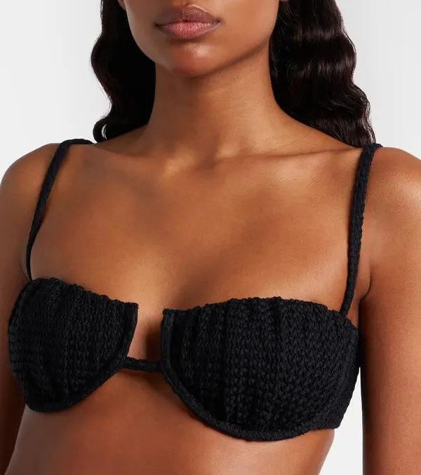 MONTCE Petal Crochet Bikini Top