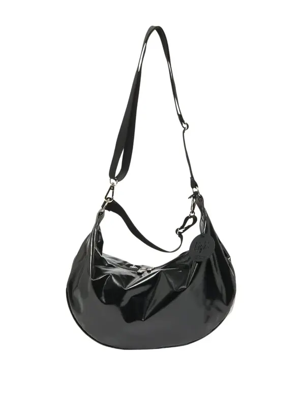 JACK GOMME Charlie Demi" Moon Bag - Black