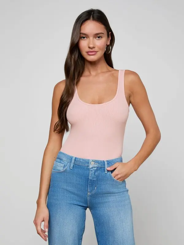 L'Agence Nica Scoopneck Bodysuit - Parfait