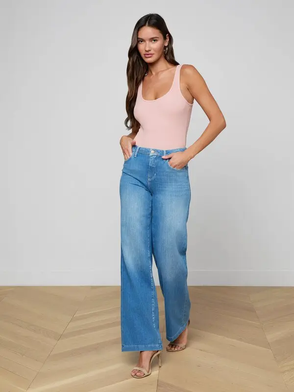 L'Agence Nica Scoopneck Bodysuit - Parfait