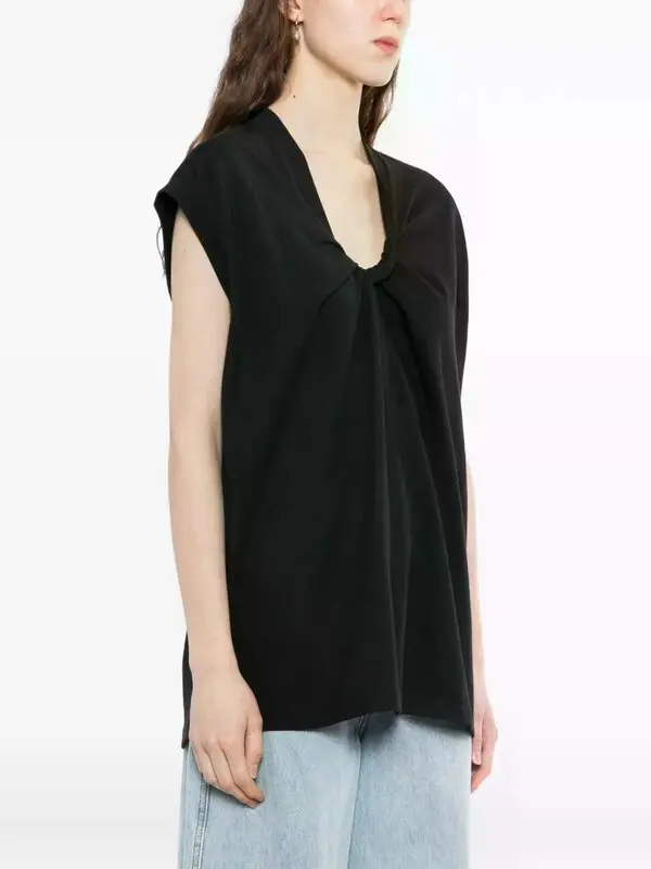 LESS Bowknot T-shirt - Black