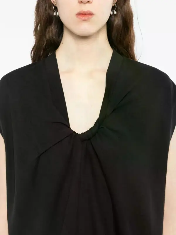 LESS Bowknot T-shirt - Black
