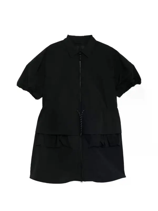 JNBY Drawstring Puff-sleeve Dress