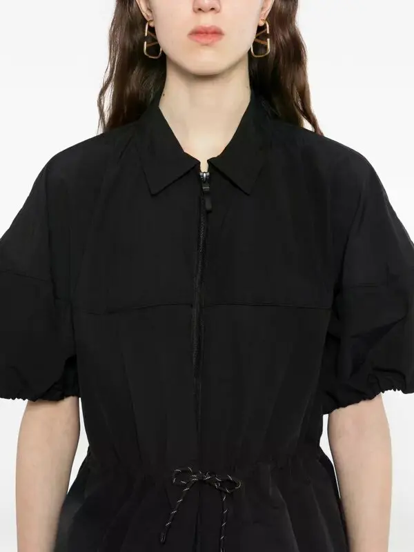 JNBY Drawstring Puff-sleeve Dress