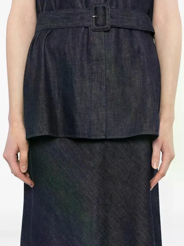 LESS Denim Maxi Skirt